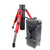 iOptron Column Tri-Pier portable pier on tripod, in red, with case on ...