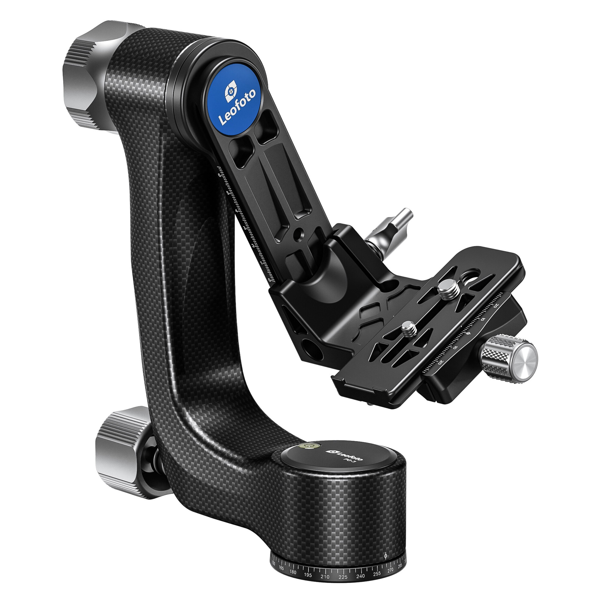 Leofoto 2-way-panheads PG-3 Carbon-Gimbal black