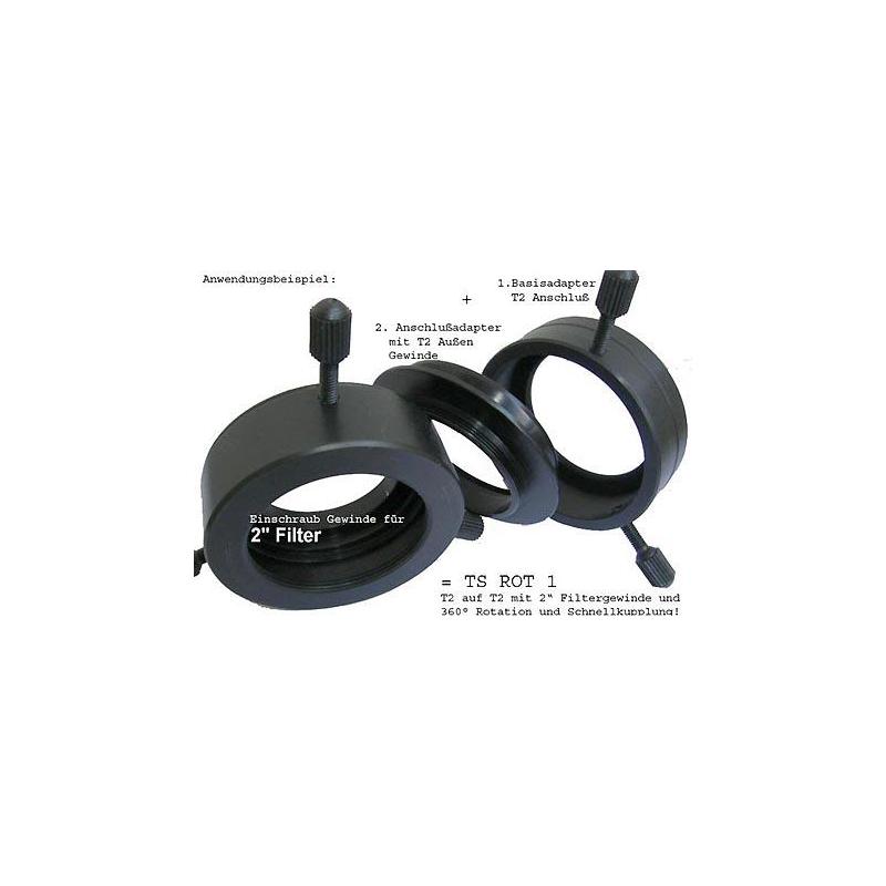 TS Optics Rotation system T2 female (telescope side) on T2 male (camera ...